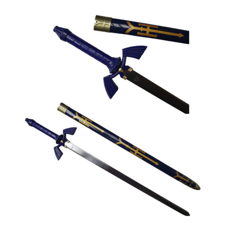 Épée Zelda de Link Reproduction en métal avec fourreau 100cm